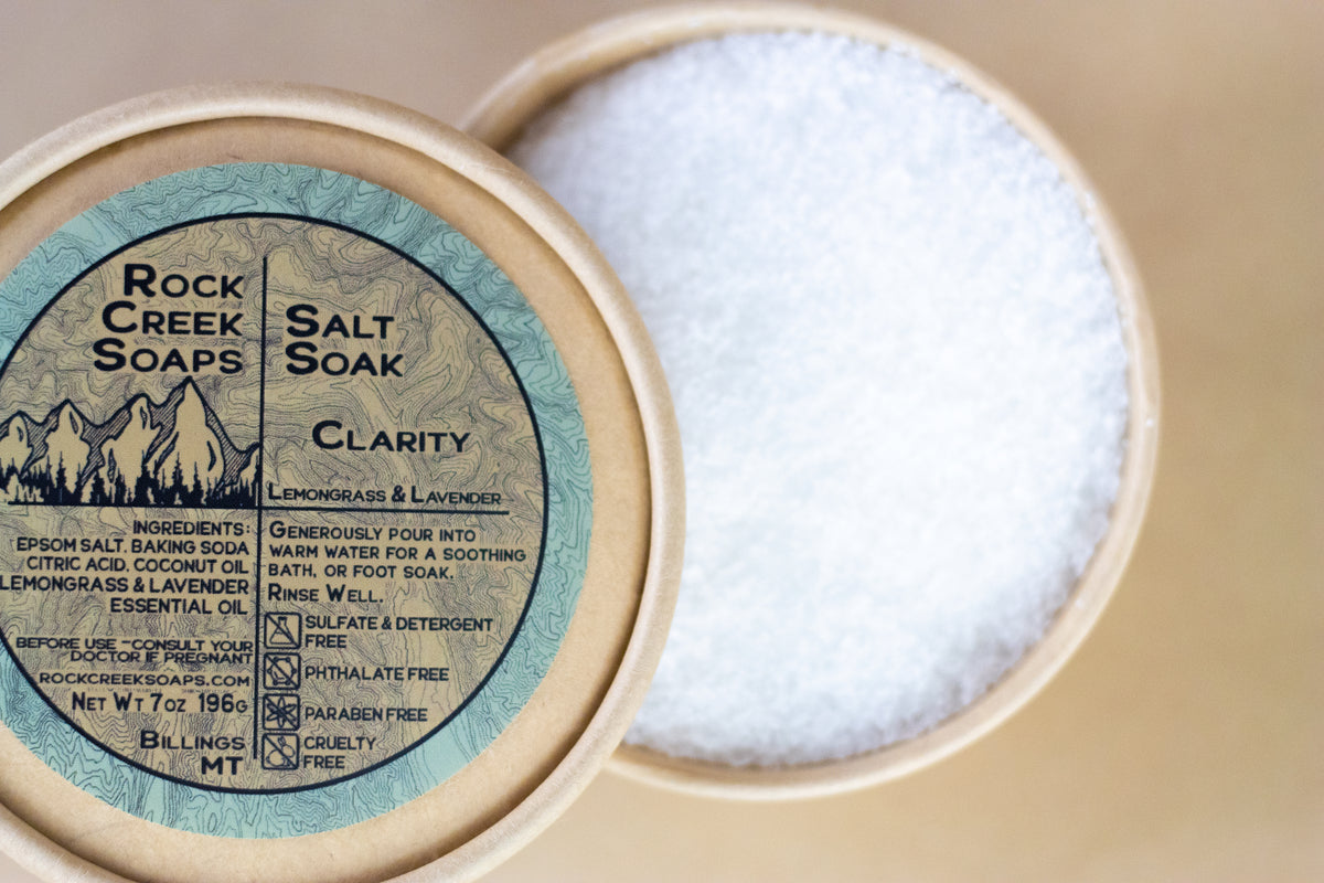 Clarity - Salt Soak – Rock Creek Soaps