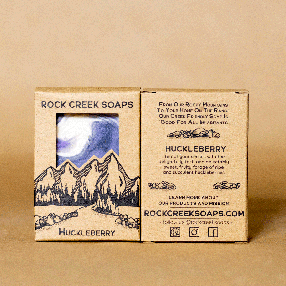 Huckleberry Soap | Handcrafted, All-Natural Bar Soap | Rock Creek Soaps